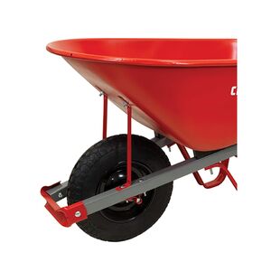 Craftsman 1 Wheel Pneumatic Tire Steel Wheelbarrow Red 6cu.ft CMXMBBAR6ST